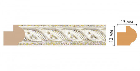 Багет Decomaster 118-20 В13х13хД2400 мм / Декомастер.