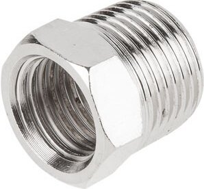 Переходник наружная резьба G3/8 × внутренняя резьба G1/4 сталь ECO (AS-MT38/FT14)