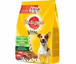 Сухой корм Pedigree для собак мелких пород говядина 13кг