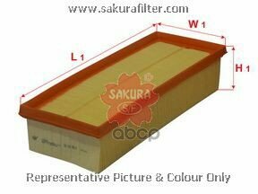 SAKURA Automotive a31070 (1K0129620D / 1K0129620F / 1K0129620G) фильтр воздушный volkswagen Tiguan (Тигуан) 2.0 2007 - volkswagen
