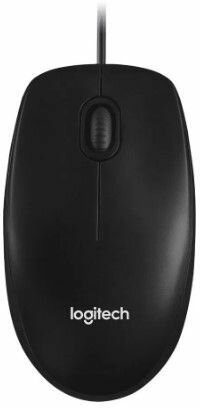 Мышка Logitech usb Optical Wired M100 dark/grey 910-005006