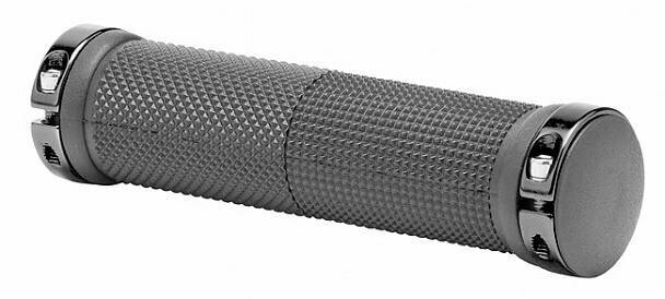 Грипсы XH-G59BL 130 мм черные кольца, 150132 LU074724