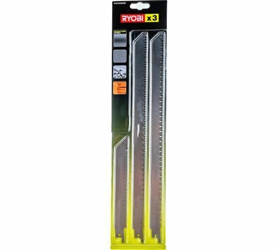 Набор полотен для сабельной пилы 3 шт. Ryobi RAK03SSRB 5132002680