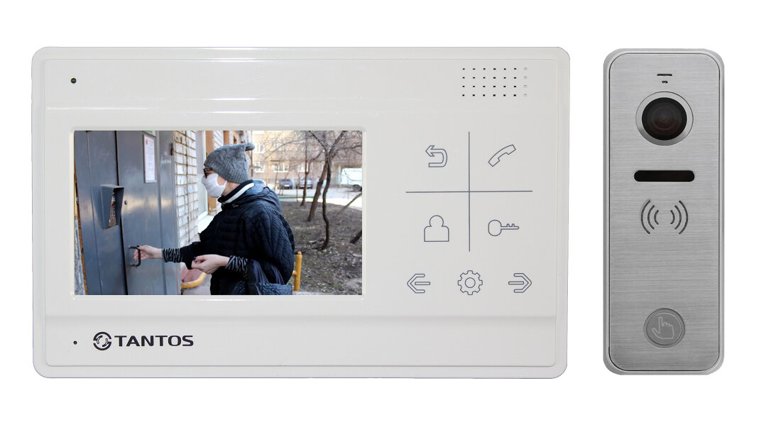 Tantos Lilu и iPanel 2 + (металл) (комплект домофона 4,3)