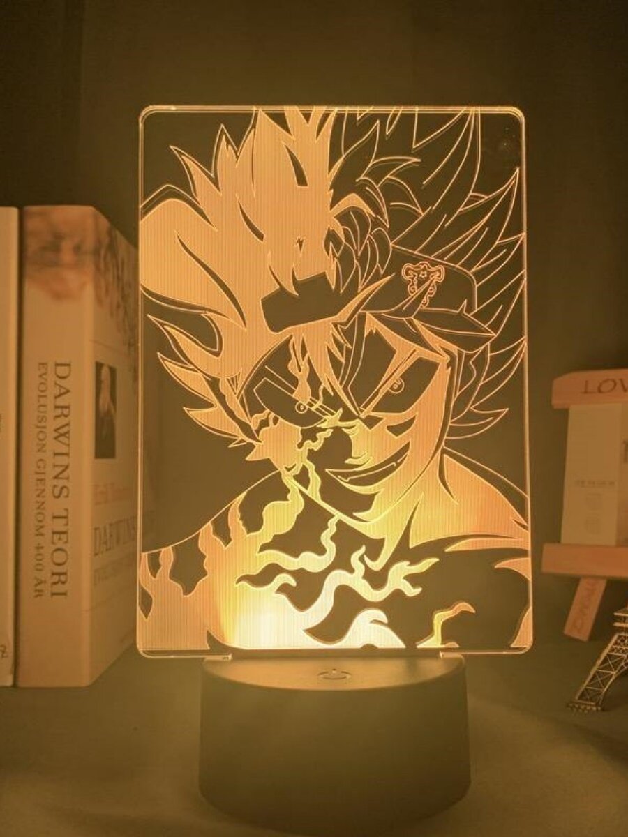 Ночник Черный Клевер Аниме Манга