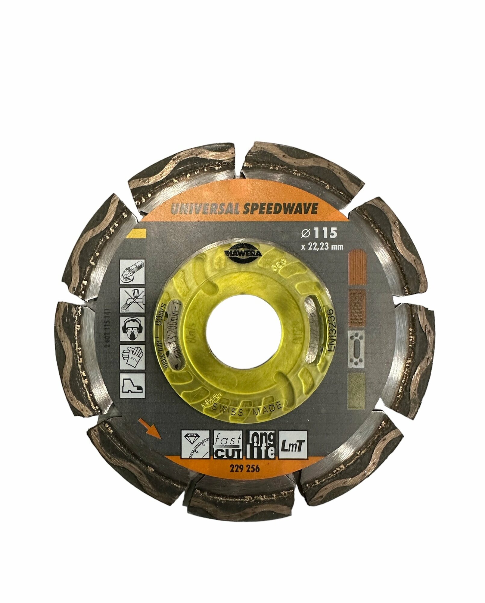 Диск алмазный 115х22 мм UNIVERSAL SPEEDWAVE Hawera, 229256
