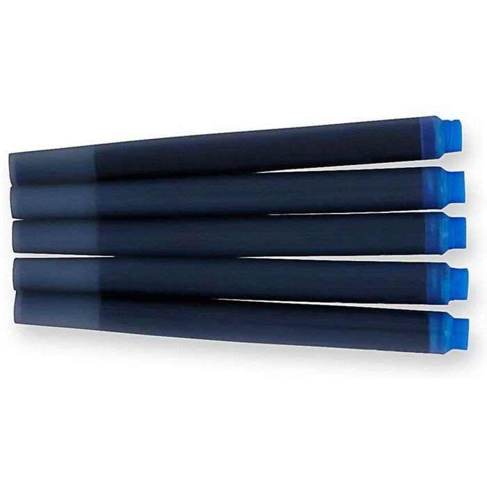 Картриджи чернильные Parker Cartridge Quink, комплект 5 штук, смываемые, синие (1950383)