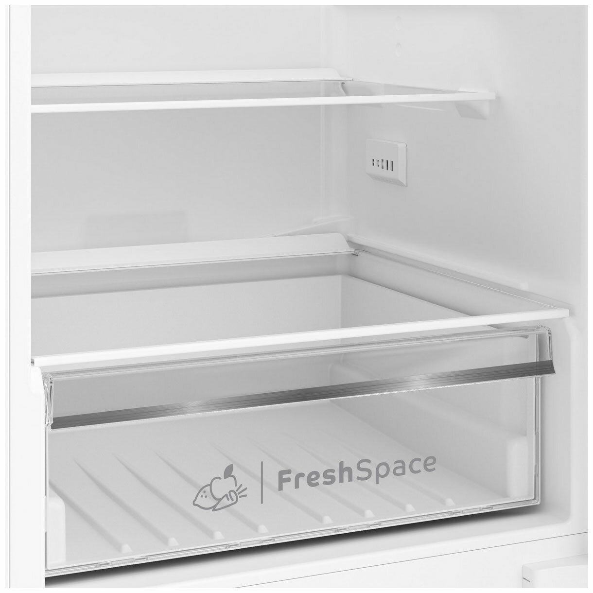 Встраиваемый холодильник Indesit IBH 20 2 камеры, LED-освещение, класс A+, белый — фото 1