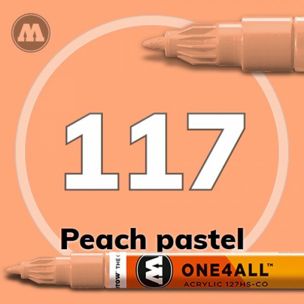 Маркер акриловый Molotow HS-C0 117 Персиковый (Peach pastel) 1.5 мм