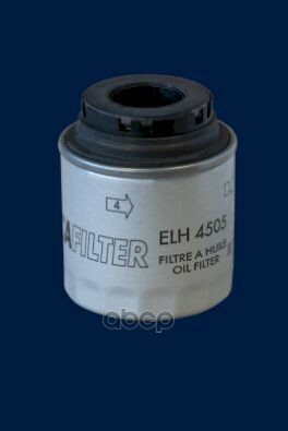Фильтр масляный AUDI/VW/SEAT/SKODA 1.2-1.6TSI/TFSI Mecafilter арт. ELH4505