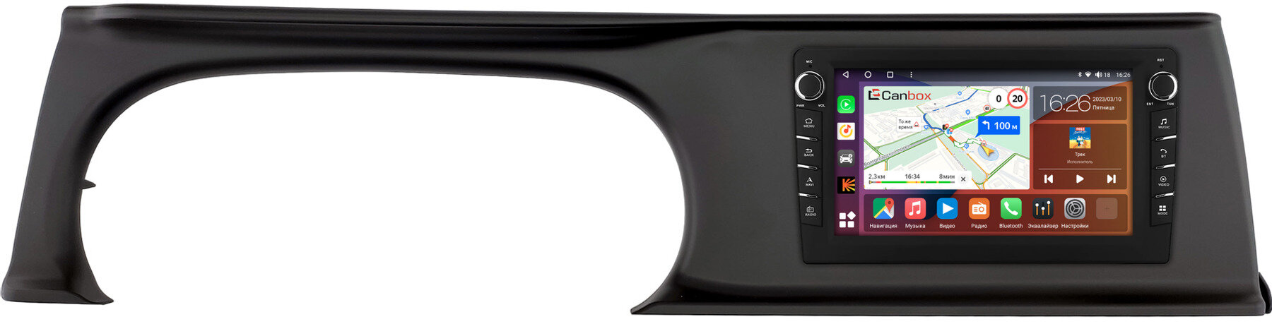 Штатная магнитола Kia Seltos 2019-2024 Canbox H-Line 7832-9-2020 на Android 10 (4G-SIM, 4/32, DSP, IPS) С крутилками