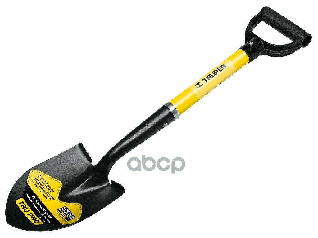 Лопата автомобильная штыковая с фиберглассовым черенком и ручкой TRUPER TRUPER арт. 17195