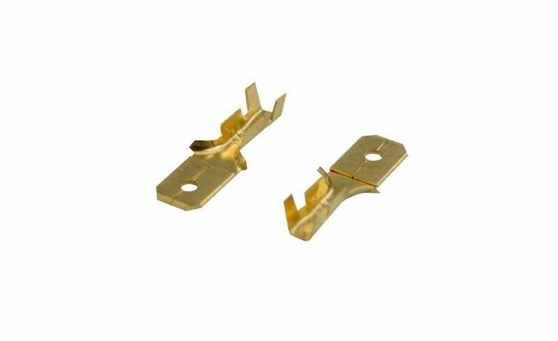 Клемма плоская (штекер-6.3мм) 1-1.5кв. мм (DJ617-6.3B) Rexant 08-0913 (Упаковка 100 штук)