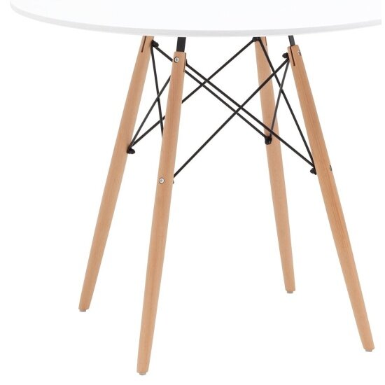 Стол обеденный Stool Group круглый EAMES DSW NEW D=90, белый
