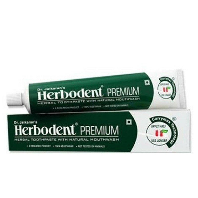Зубная паста Хербодент Премиум Доктор Джейкаран (Herbodent Premium Herbal Dr.Jaikaran), 100 грамм