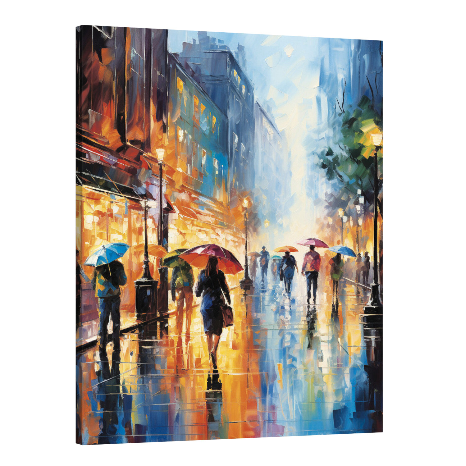 Интерьерная картина 50х70 "Природа в импрессионизме"