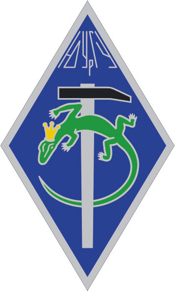 Знак "Геологический факультет ЮУрГУ" нейзильбер