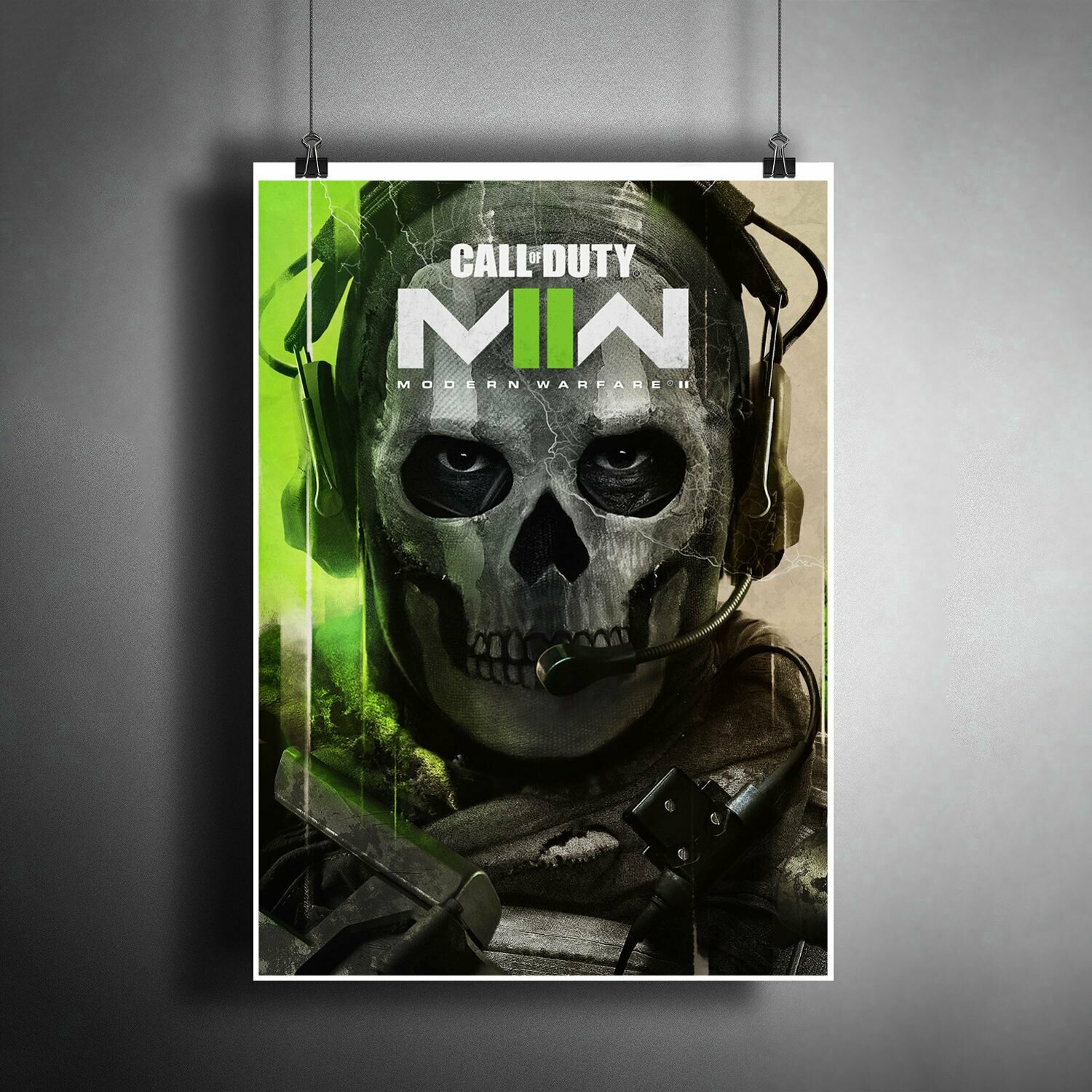 Постер плакат для интерьера "Компьютерная игра: Call of Duty: Modern Warfare 2. PlayStation 4, Xbox 360" / A3 (297 x 420 мм)
