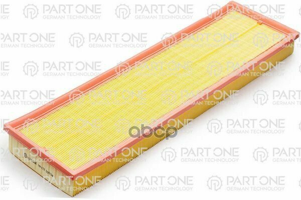 Фильтр воздушный BMW 3 E36 91-98, 5 E34/E39 2.5TD M51D25 91>, 7 E38 2.5TD M51D25 96>, 576x166x49 PART-ONE арт. 1AF123