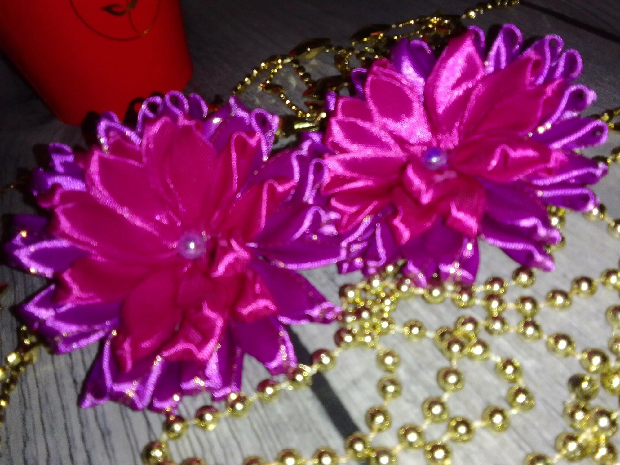 Резиночки для волос "астра"