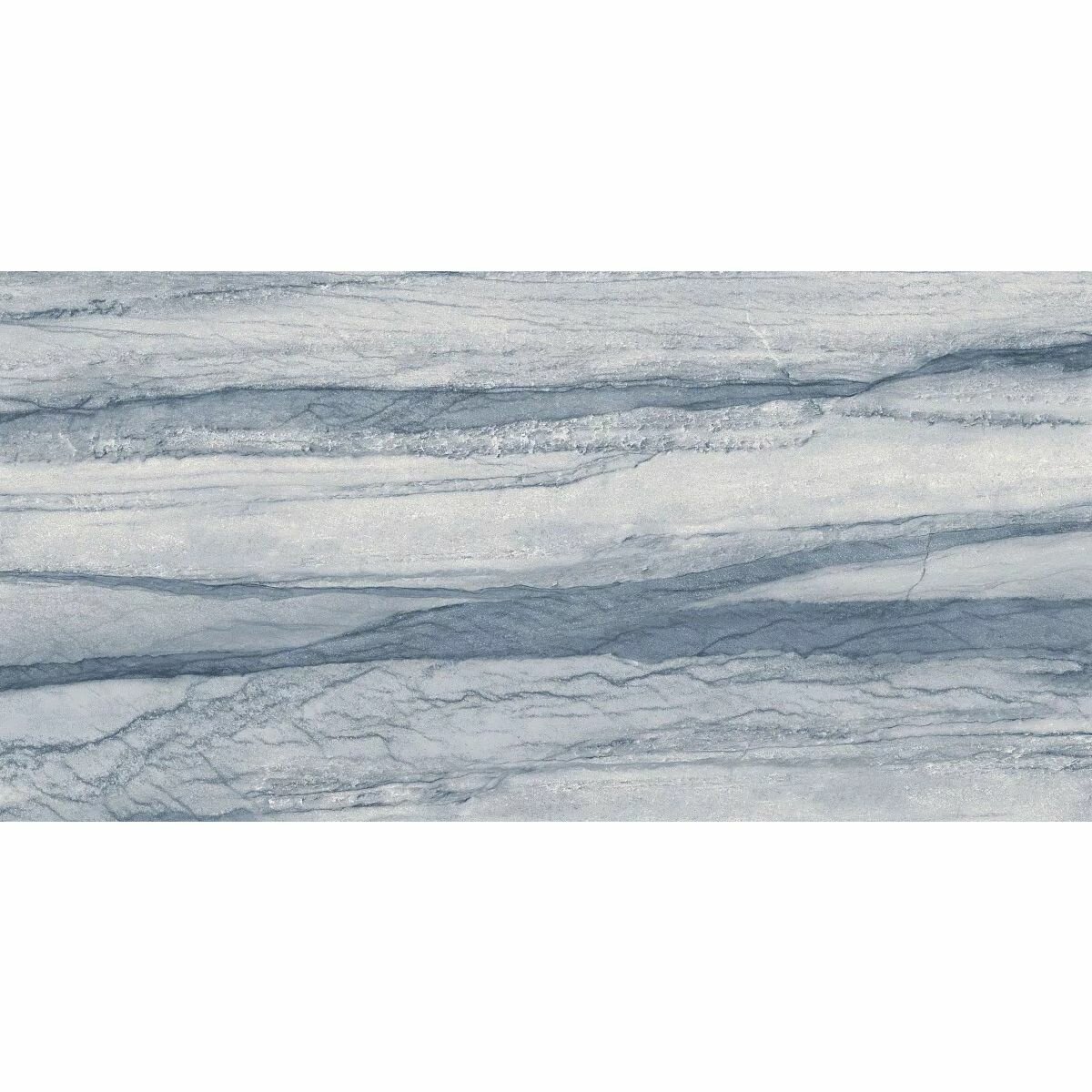 Керамогранит Geotiles Macauba Azul под камень полированный 60х120 см для пола и стен