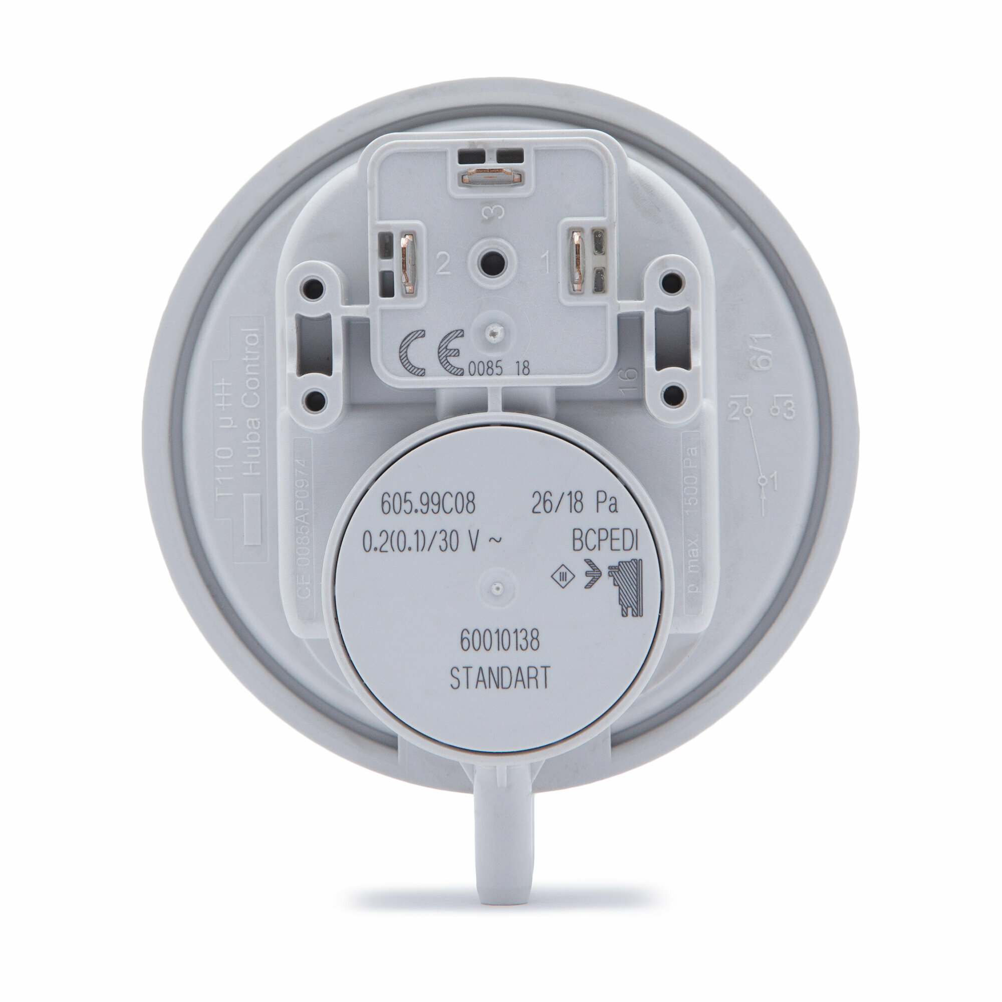 Реле давления/прессостат HUBA 26/18 Pa для котлов BOSCH GAZ 2000 W, 6000 W 12C, 18C, 18H, BUDERUS LOGAMAX U072 18 KBT применим как арт.87161567440
