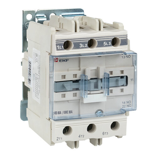 Контактор КМЭ малогабаритный 80А 220В NO+NC EKF PROxima КМЭ-8011