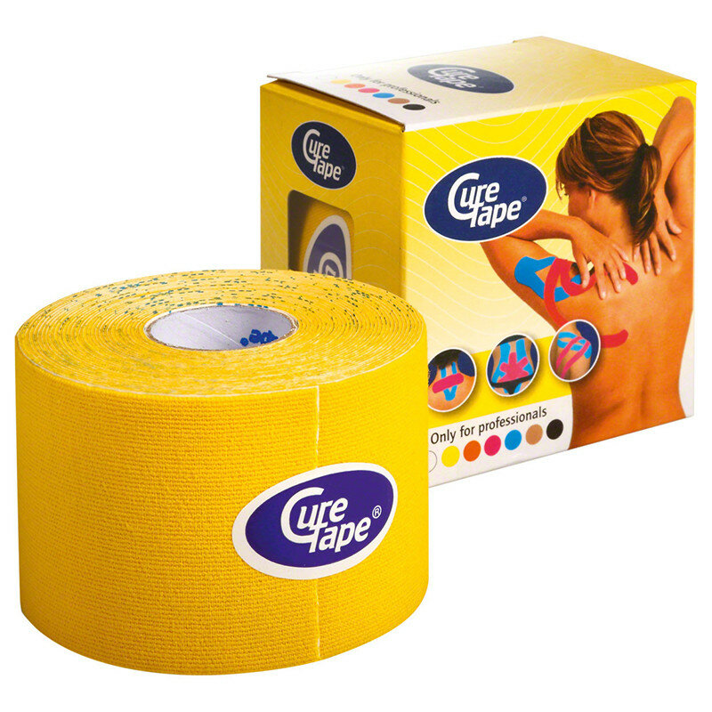 Тейп кинезиологический CureTape Yellow 161087, 5см. x5м.