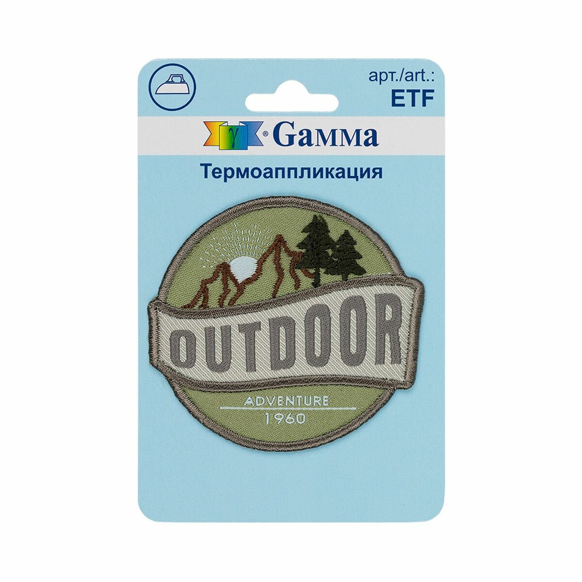 Термоаппликация "Gamma" ETF 01-228 OUTDOOR 5.8 х 6.3 см