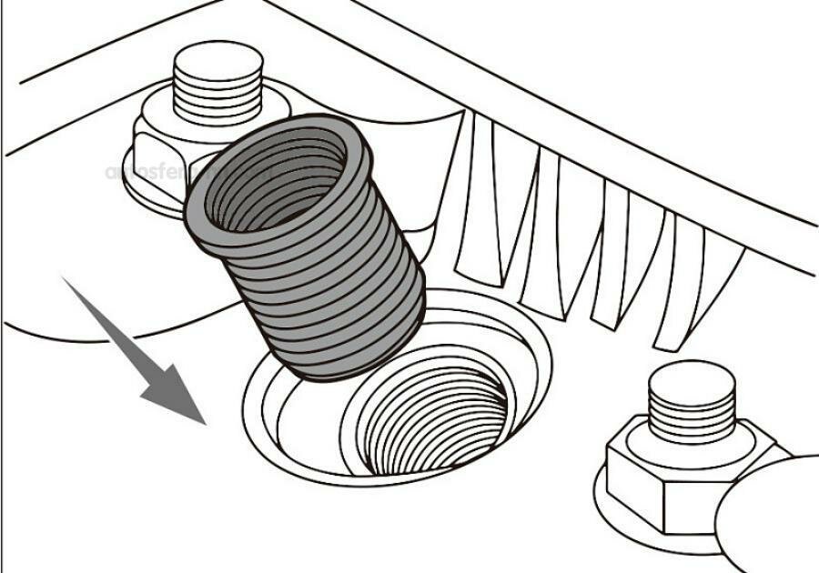 KING TONY 11305SQ KING TONY Набор для ановления резьбы свечей в ГБЦ М14х1,25