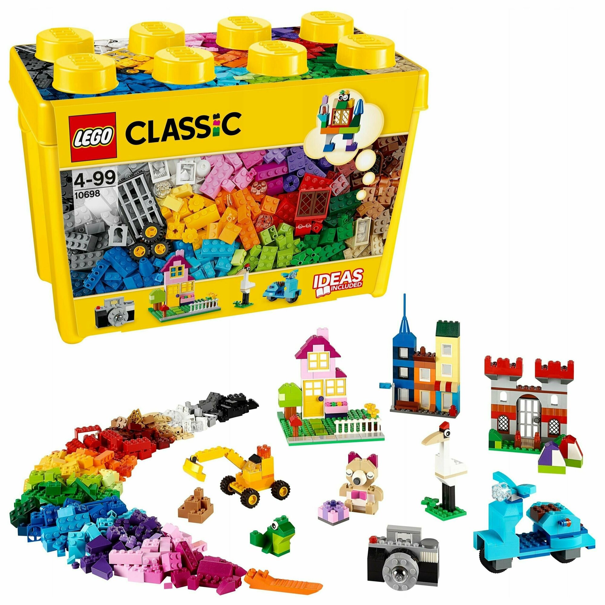 Конструктор LEGO Classic 10698 Набор для творчества большого размера, 790 дет.