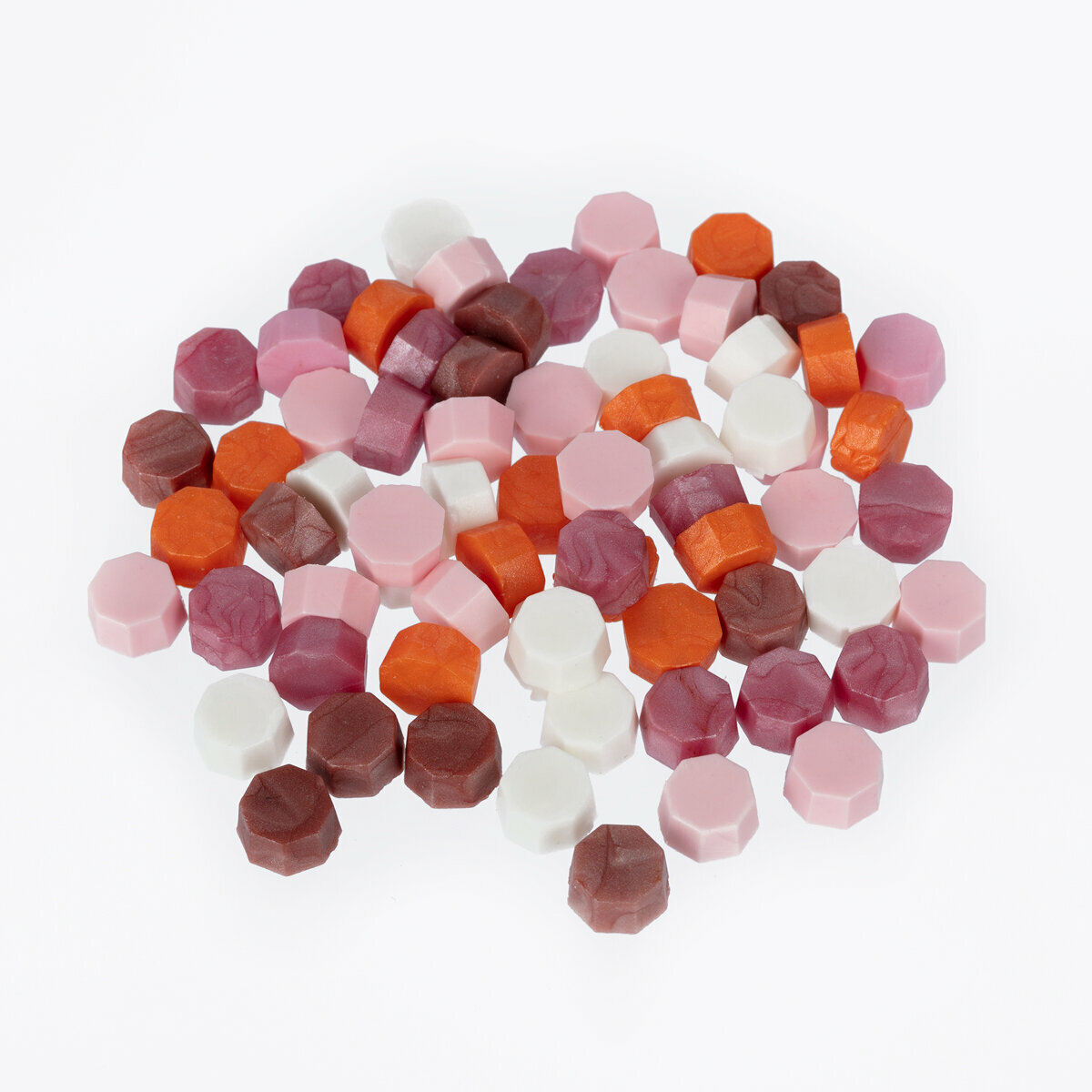 Сургуч восковой "Mr.Painter" SWT-02 50 г 01 микс белый-розовый-оранжевый-красный