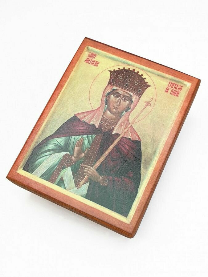 Икона Святая Аделаида (Аглаида) 15х17 см