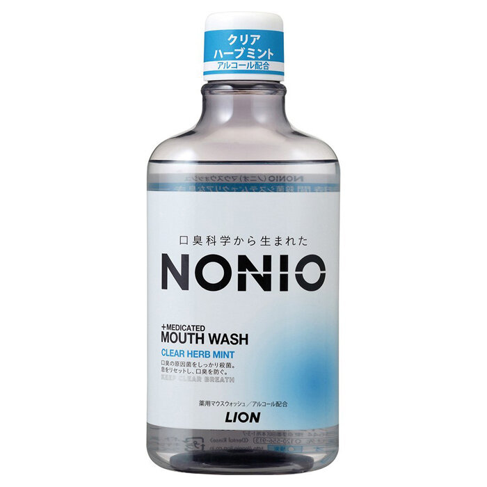Ополаскиватель для полости рта с длительным освежающим эффектом LION "Clinica" Nonia , охлаждающий мятный вкус