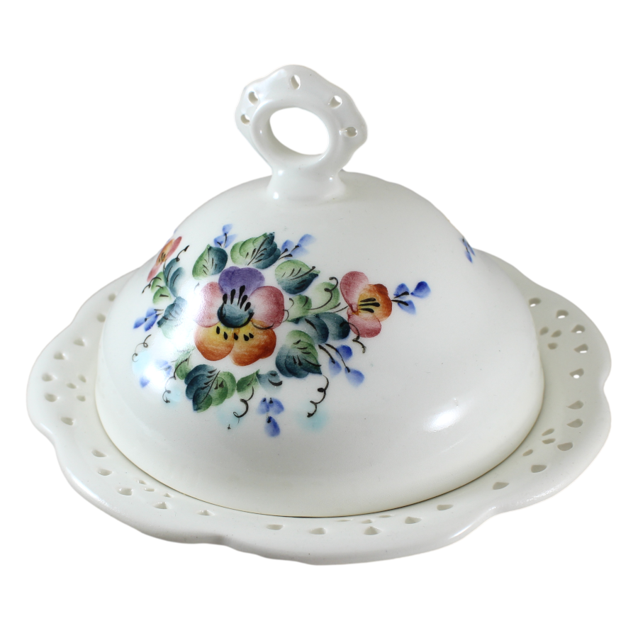 Семикаракорский фаянс масленка "Ретро"