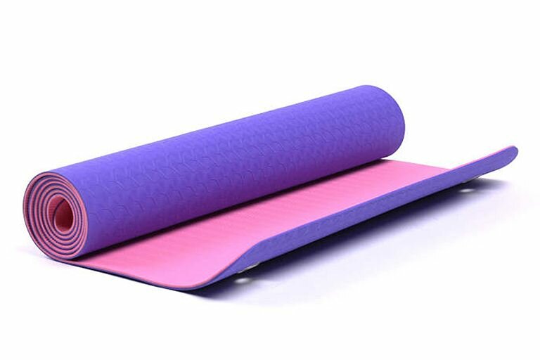 Коврик для йоги TPE 6 мм Фиолетовый Двухсторонний (с люверсами) Hasttings Digger HD22D1C-Purple