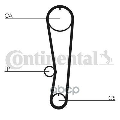 Ремень ГРМ SUZUKI SWIFT I/II 1.0-1.3 1984-2001 Continental арт. CT568
