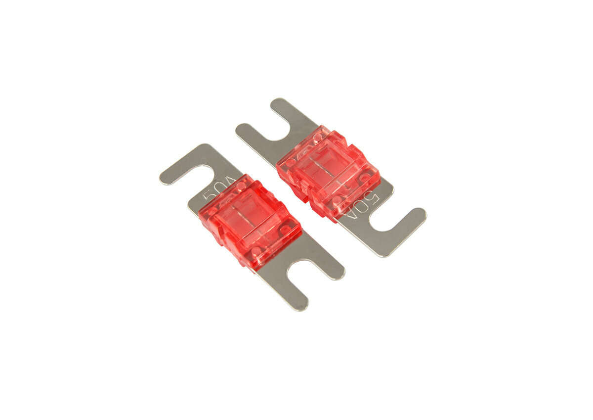Предохранитель mini anl 50а, AurA FML-N050, никель, 2шт, блистер
