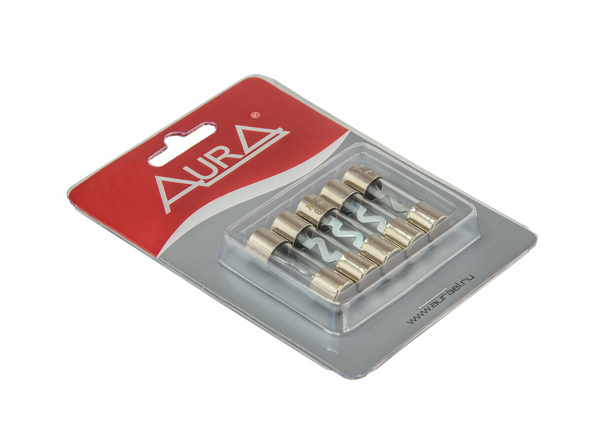 Предохранитель AurA FAG-081N, AGU, 80 A (5 шт.), никель