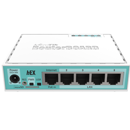 Маршрутизатор MikroTik hEX RB750Gr3