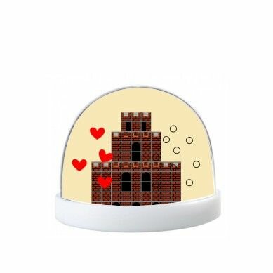 Водяной шар Марио/ Mario №11, Искусственный снег