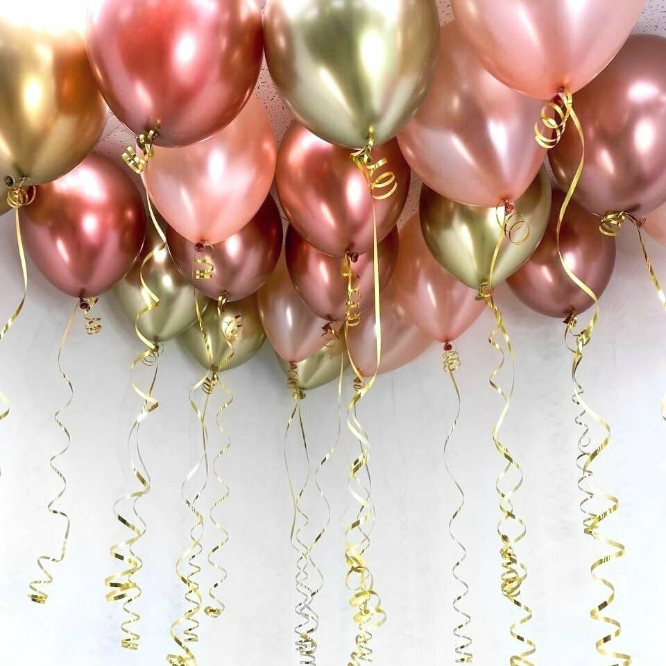 Шары под потолок "Изысканный хром"