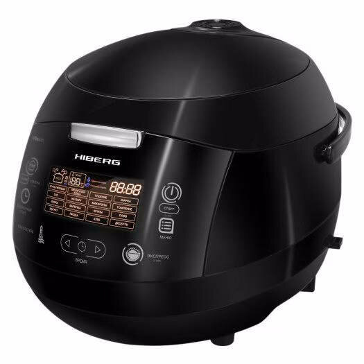Мультиварка HIBERG MC 590 BB пароварка, мультиповар, объем 5 л, 18 программ, цвет черный