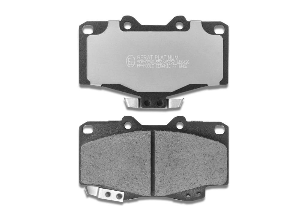 Тормозные колодки Gerat BP-F001C (передние) Cerami