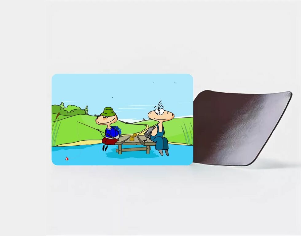 Магнит виниловый Рыбалка №1