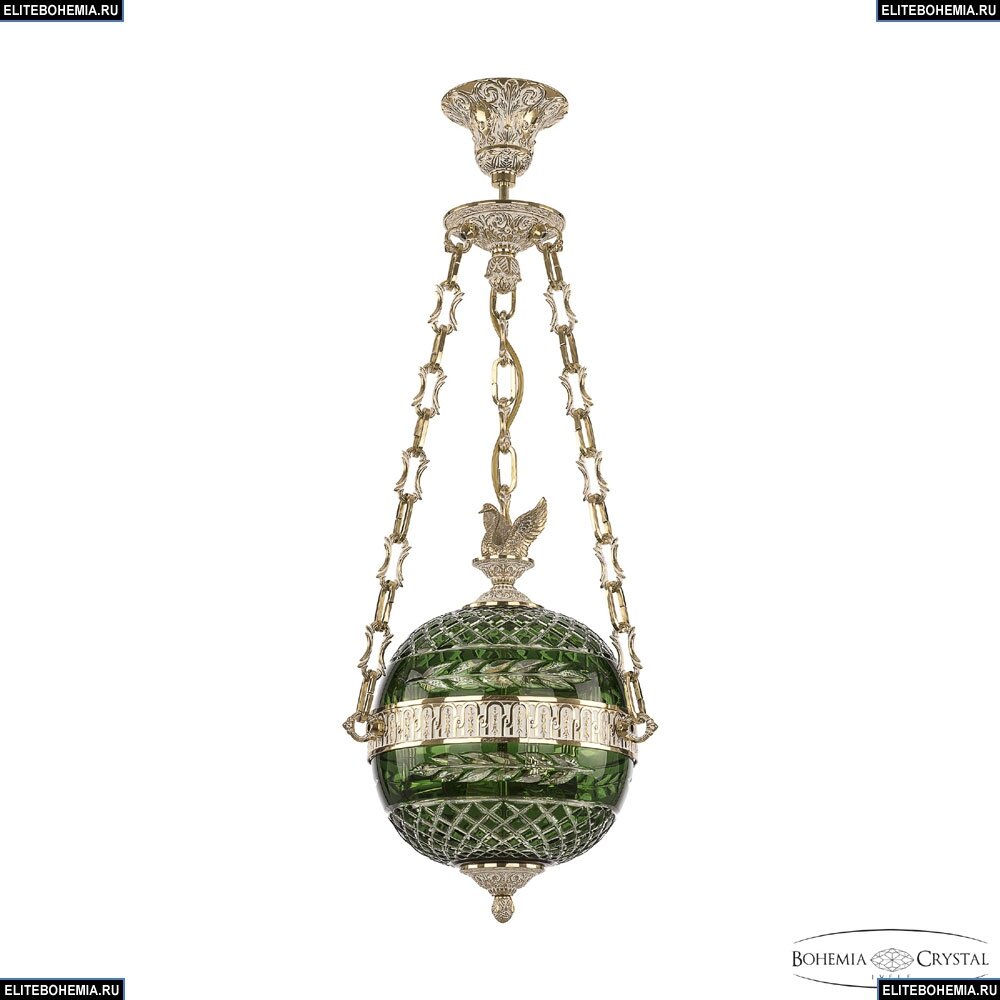 71000P/25 GW Clear-Green/H-1J FS1S Подвес из латуни Bohemia Ivele Crystal