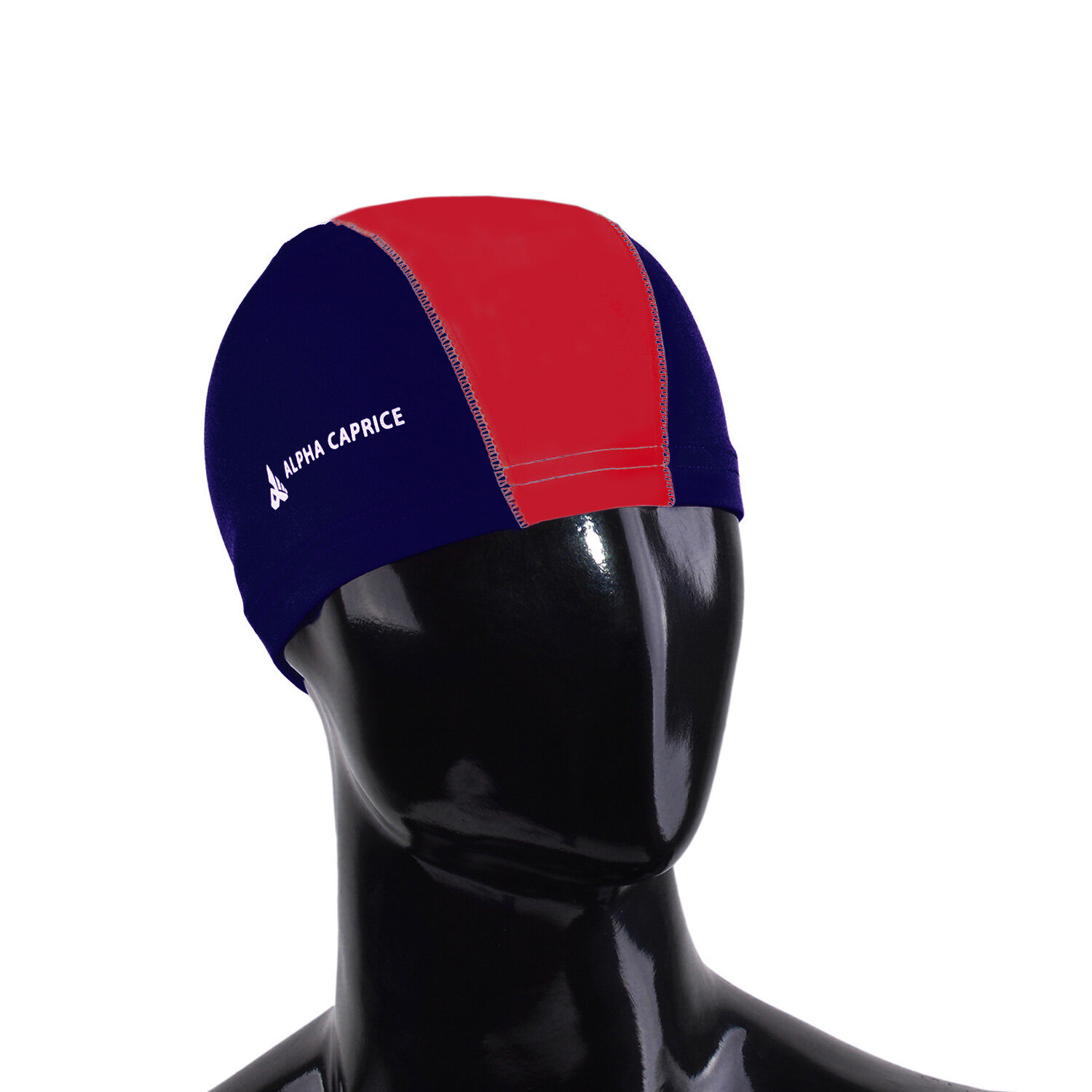 Шапочка для плавания Alpha Caprice Cap 030D, эластичная, двухцветная