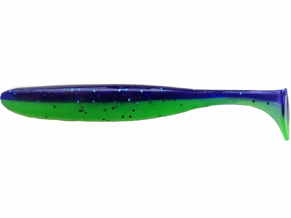 Силиконовая приманка Easy minnow 6,5" (165 мм), уп. 2 шт. , Фиолетово-зеленый/Violet Lime