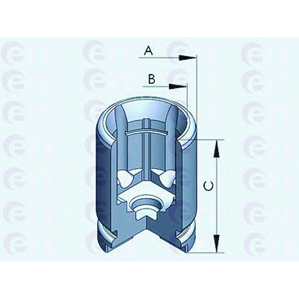 ERT 150757-C поршень тормозного суппорта Suzuki (Сузуки) sx4 (gy) hatchback 2010-