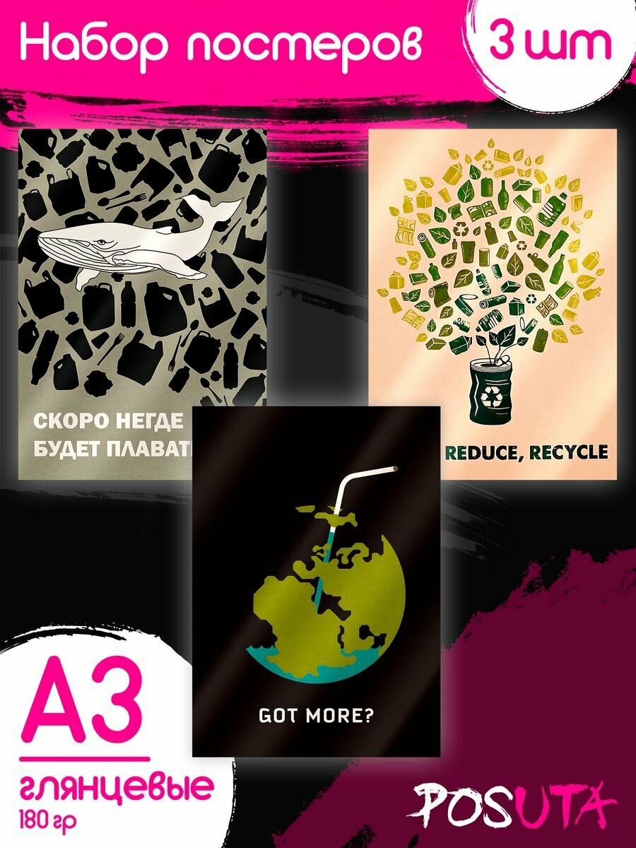 Постеры на стену экология